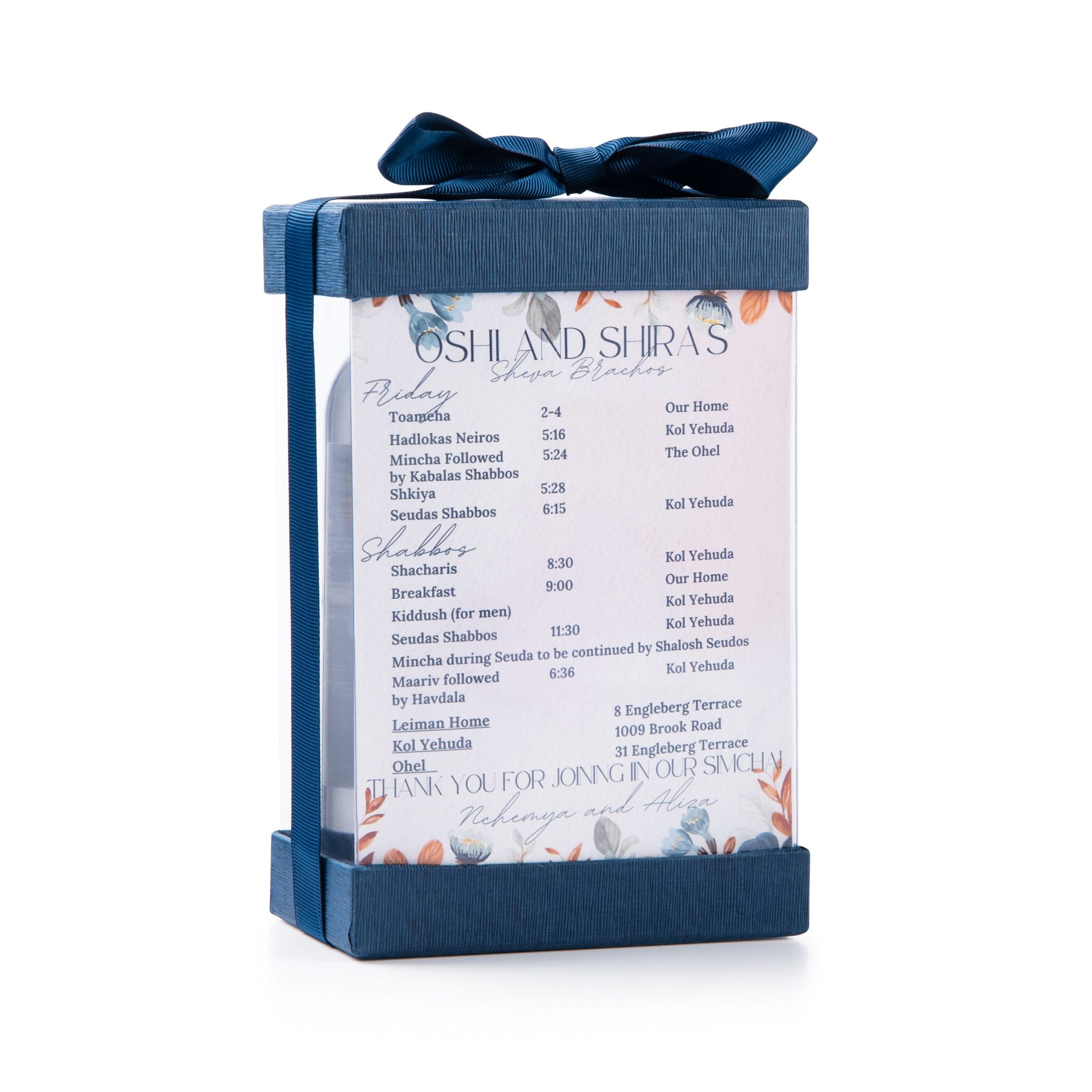 The Navy Ribbon Box – Hostess Packages